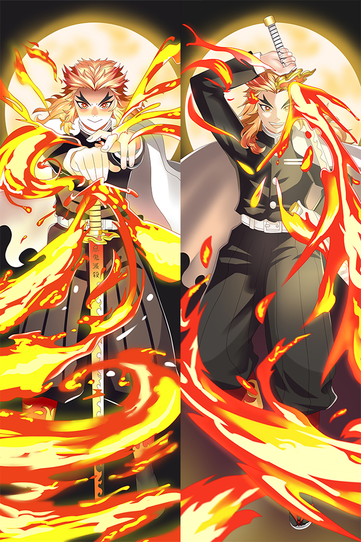Kyojuro Rengoku Dakimakura (Demon Slayer) - Anime Body Pillows